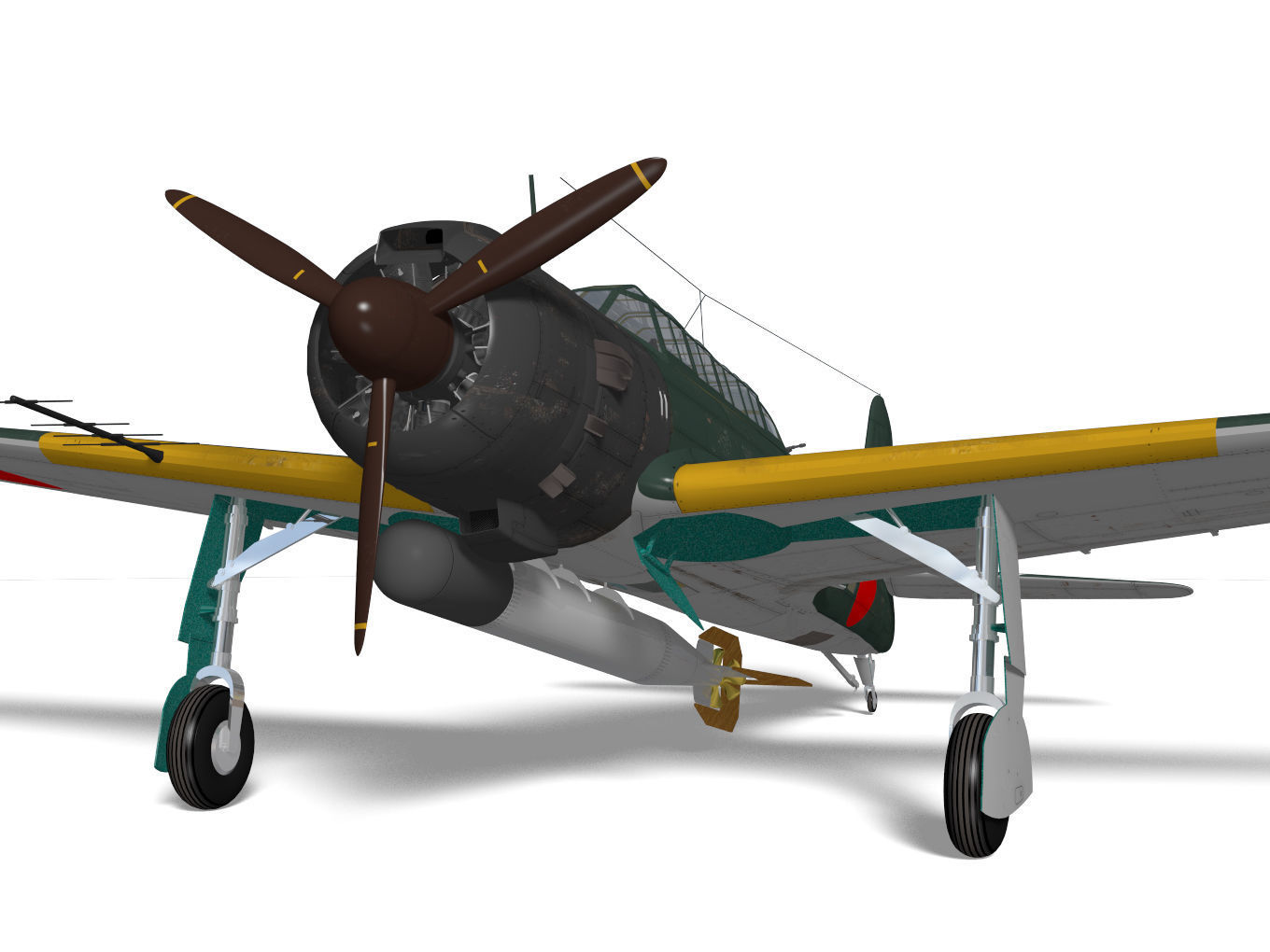 Nakajima B6N2 Tenzan Type12 Kou 3D model | CGTrader