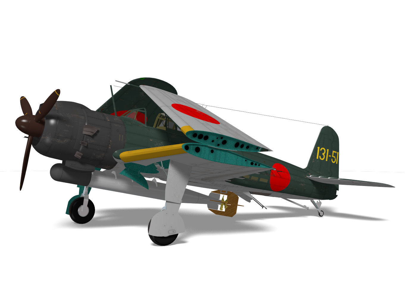 Nakajima B6N2 Tenzan Type12 Kou 3D model | CGTrader
