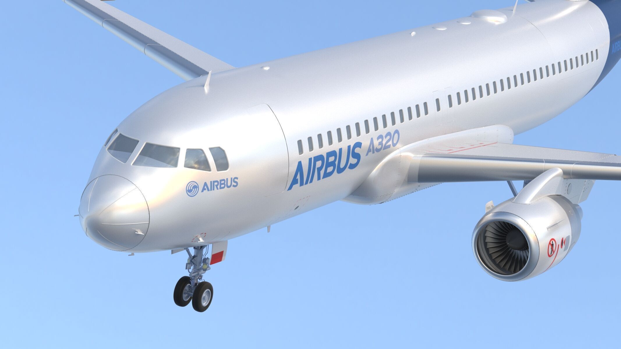 Airbus A320 Commercial Jet with Cockpit and Interiror 3D model | CGTrader