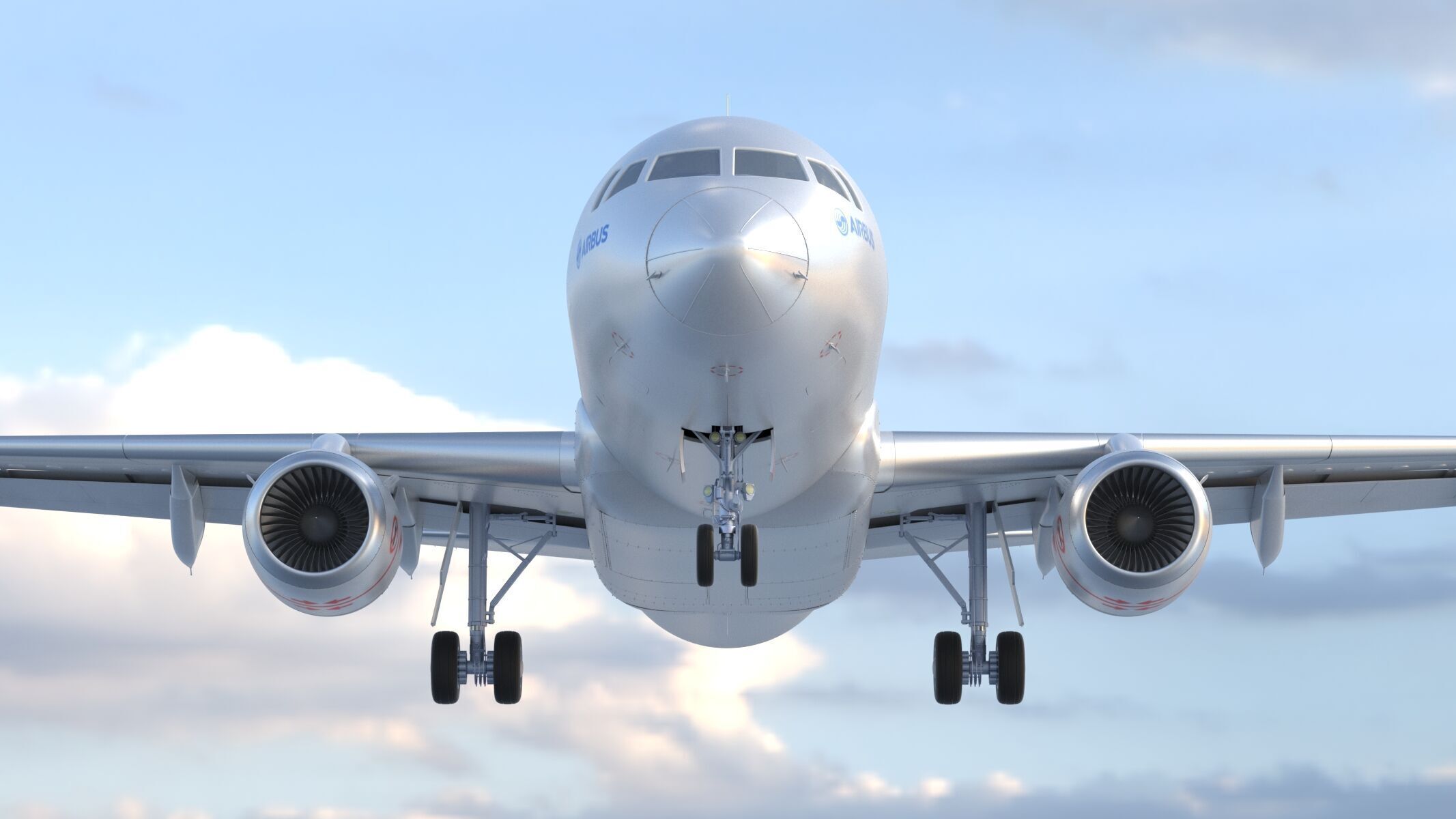 Airbus A320 Commercial Jet with Cockpit and Interiror 3D model | CGTrader