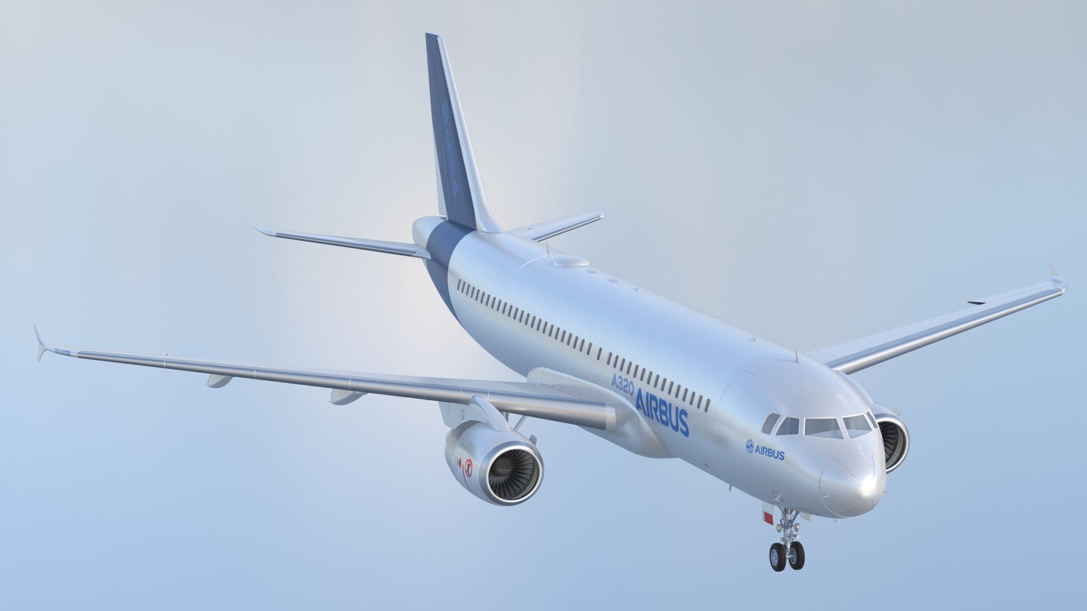 Airbus A320 Commercial Jet with Cockpit and Interiror 3D model | CGTrader