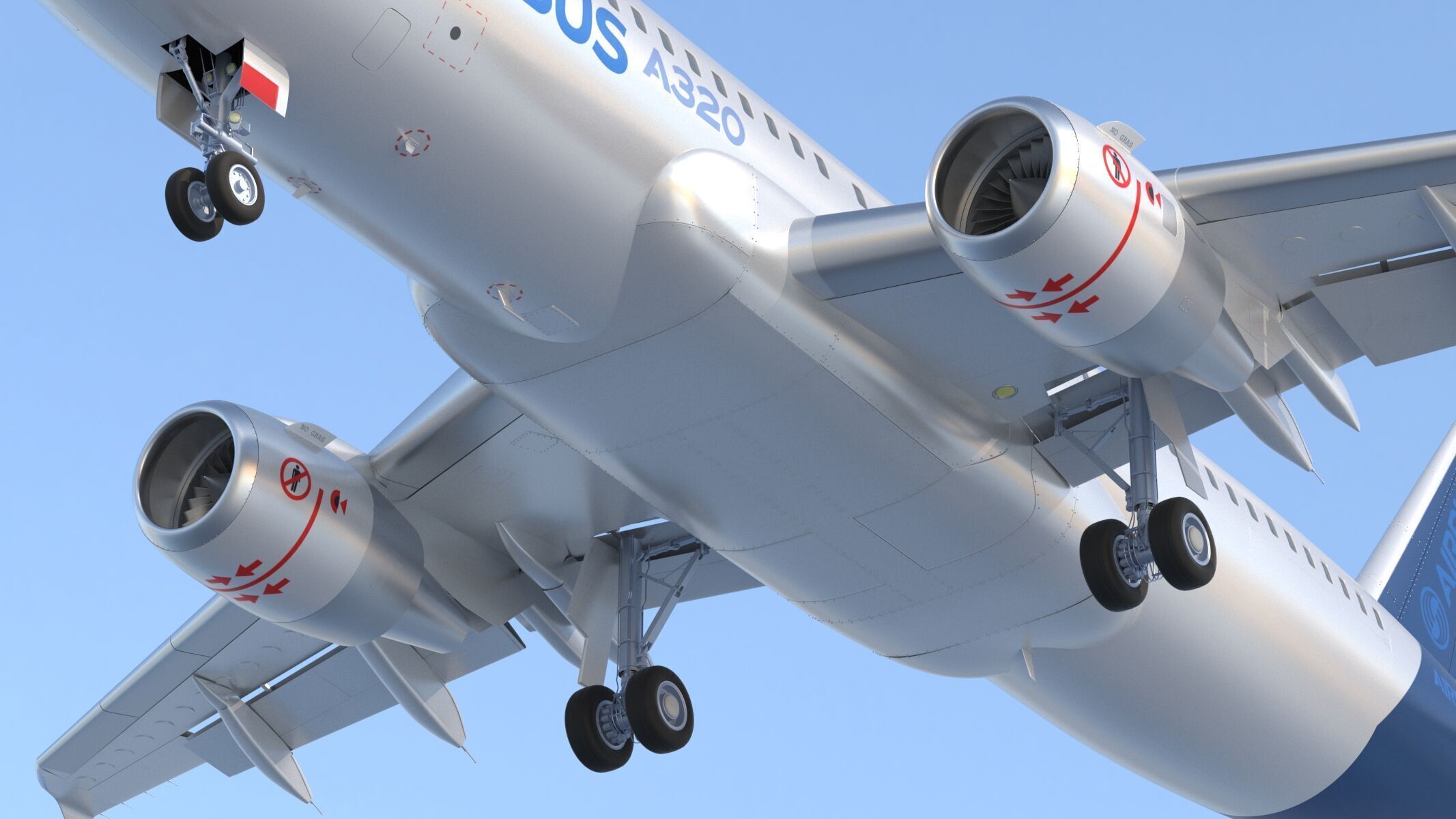 Airbus A320 Commercial Jet with Cockpit and Interiror 3D model | CGTrader