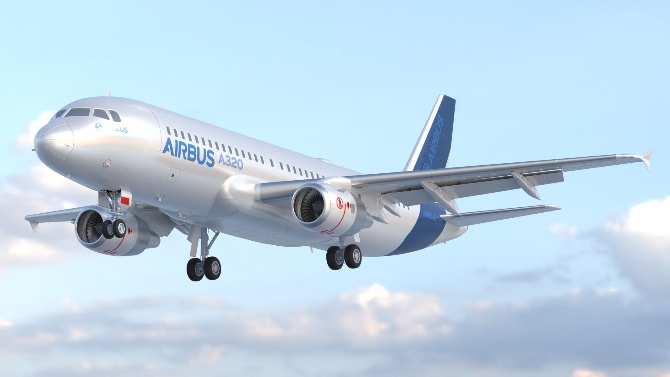Airbus A320 Commercial Jet with Cockpit and Interiror 3D model | CGTrader