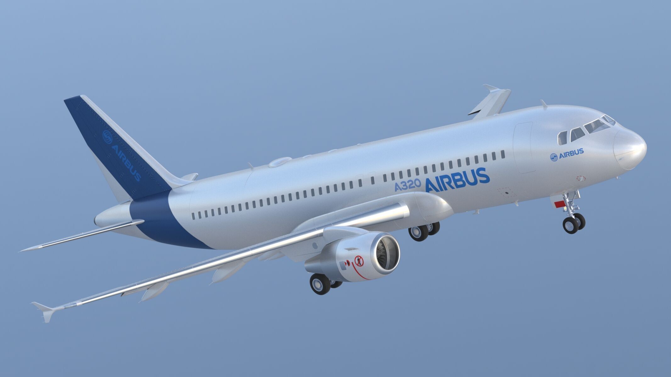 Airbus A320 Commercial Jet with Cockpit and Interiror 3D model | CGTrader