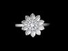 flower shape ring design 3D model | CGTrader