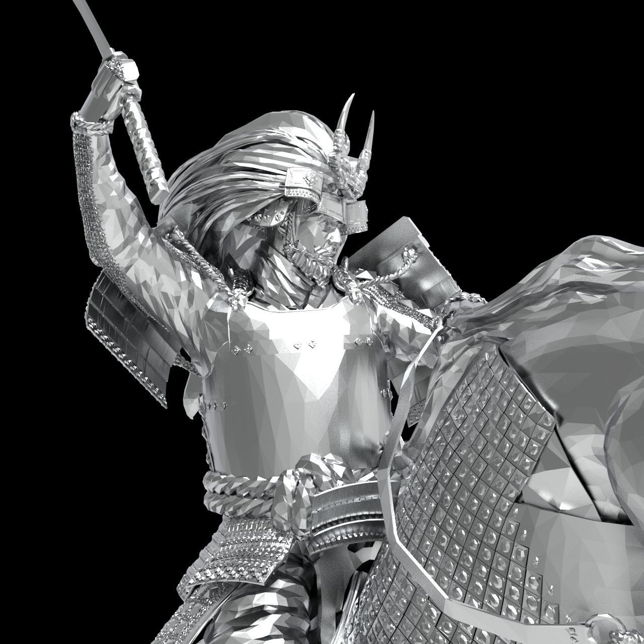 Takeda Shingen - Japanese Historical Figure 3D model 3D printable ...