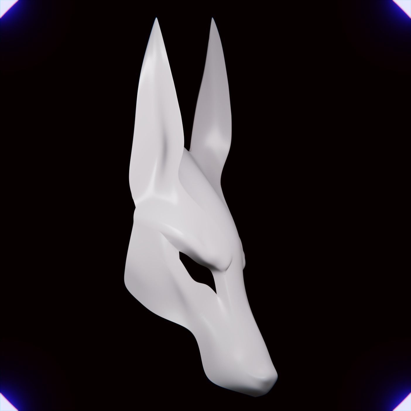 Anubis mask 3D model 3D printable | CGTrader
