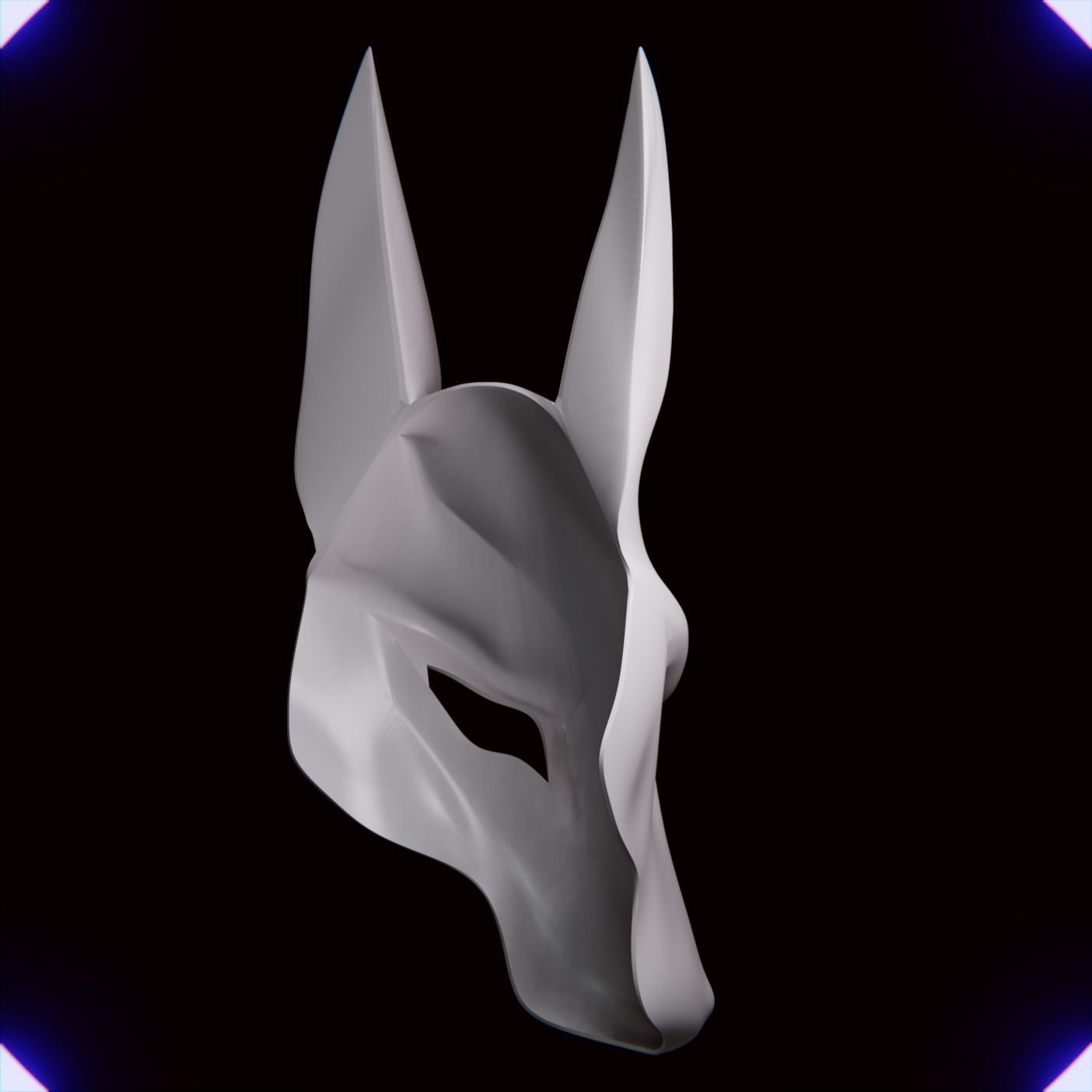 Anubis mask 3D model 3D printable | CGTrader