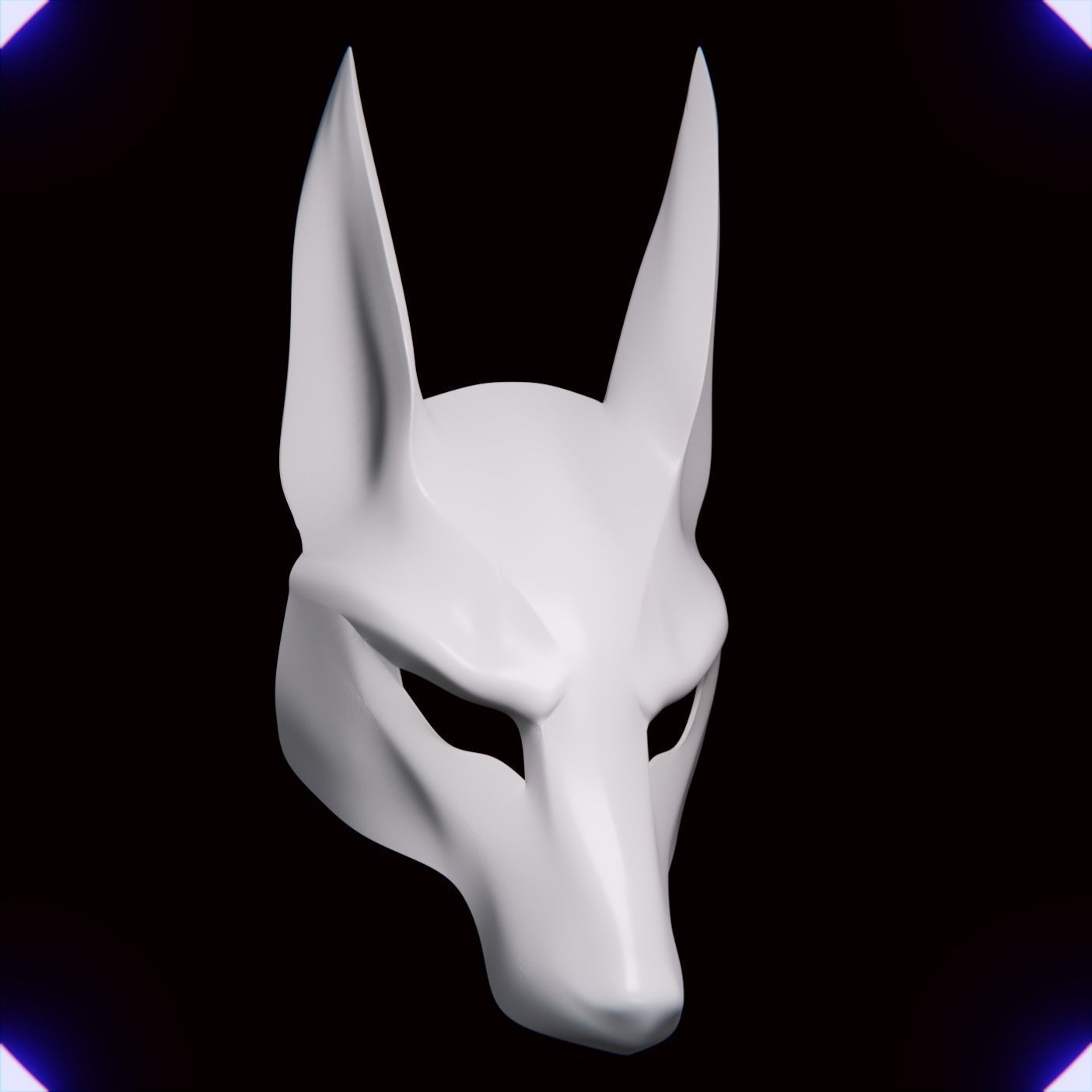Anubis mask 3D model 3D printable | CGTrader