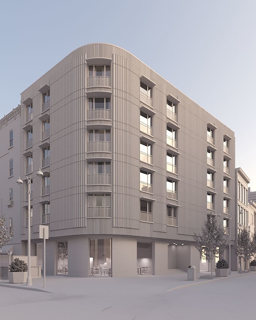 Office Building Exterior Scene 3D model 3D model | CGTrader