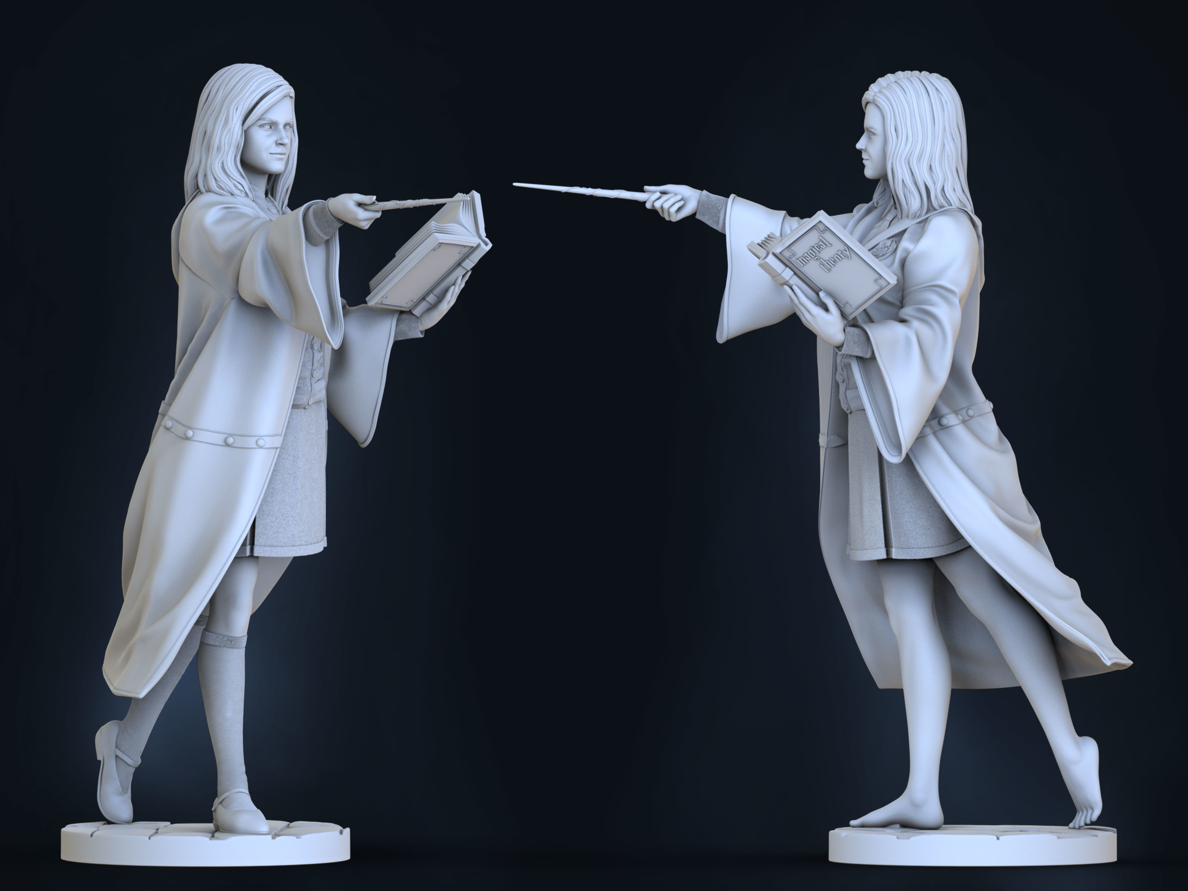 Hermione Granger 3D model 3D printable | CGTrader