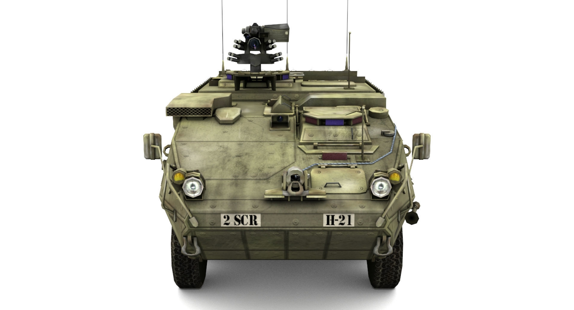 3D model M1126 Stryker IVC VR / AR / low-poly | CGTrader