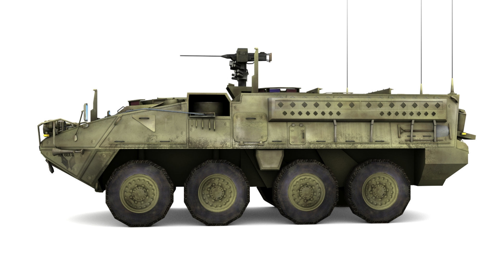 3D model M1126 Stryker IVC VR / AR / low-poly | CGTrader