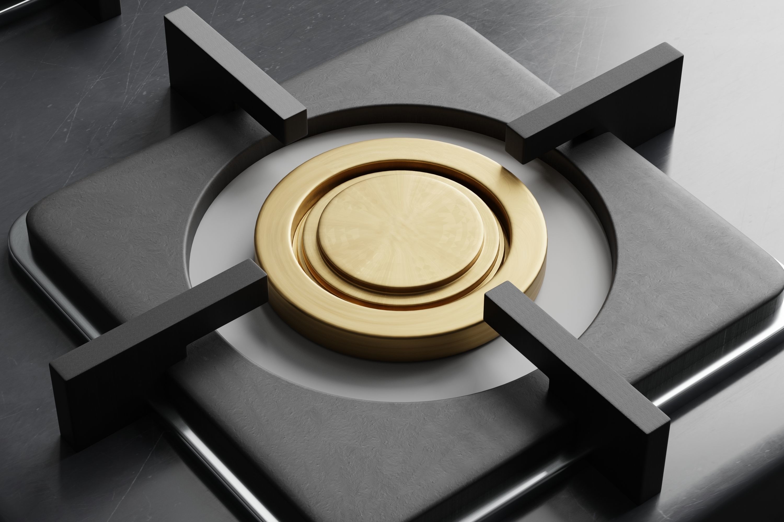 3D model Five Burner Gas Cooker VR / AR / low-poly | CGTrader