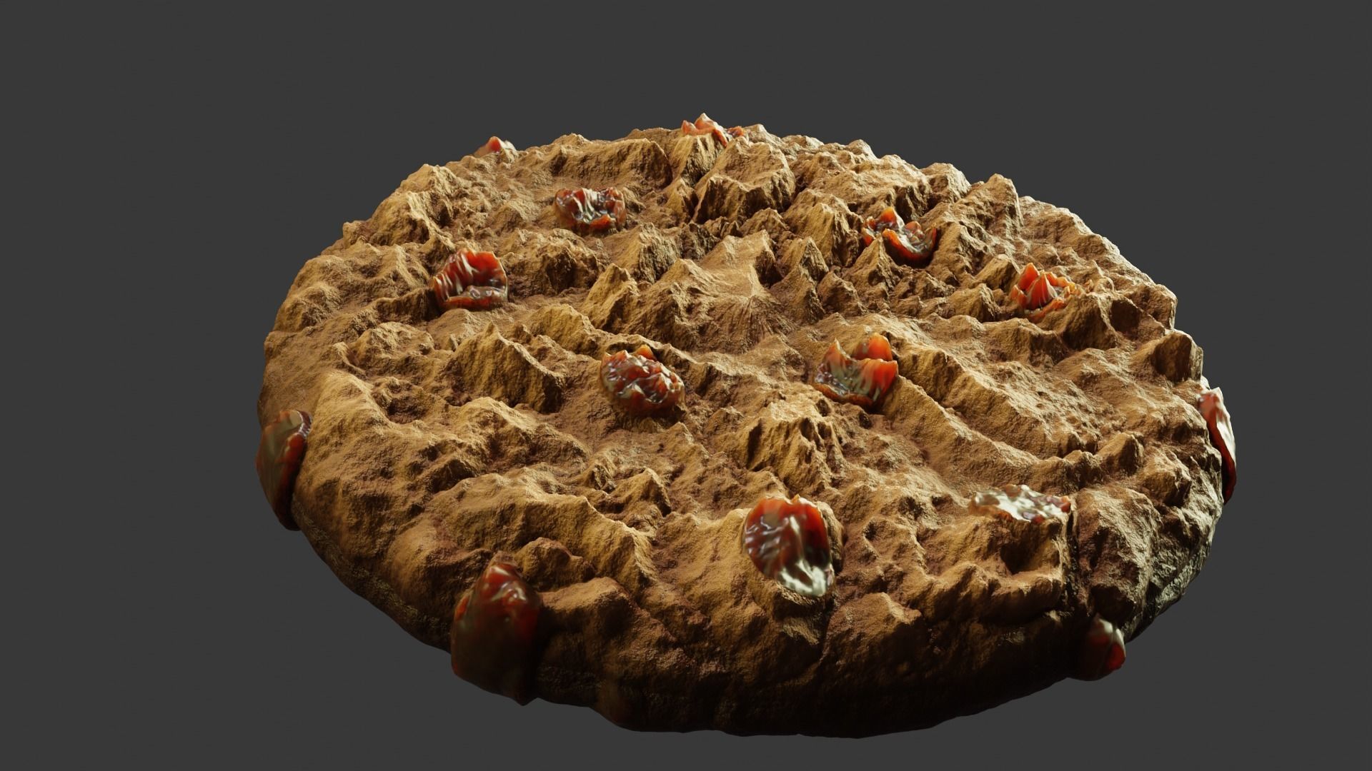 one cookie free 3D model | CGTrader