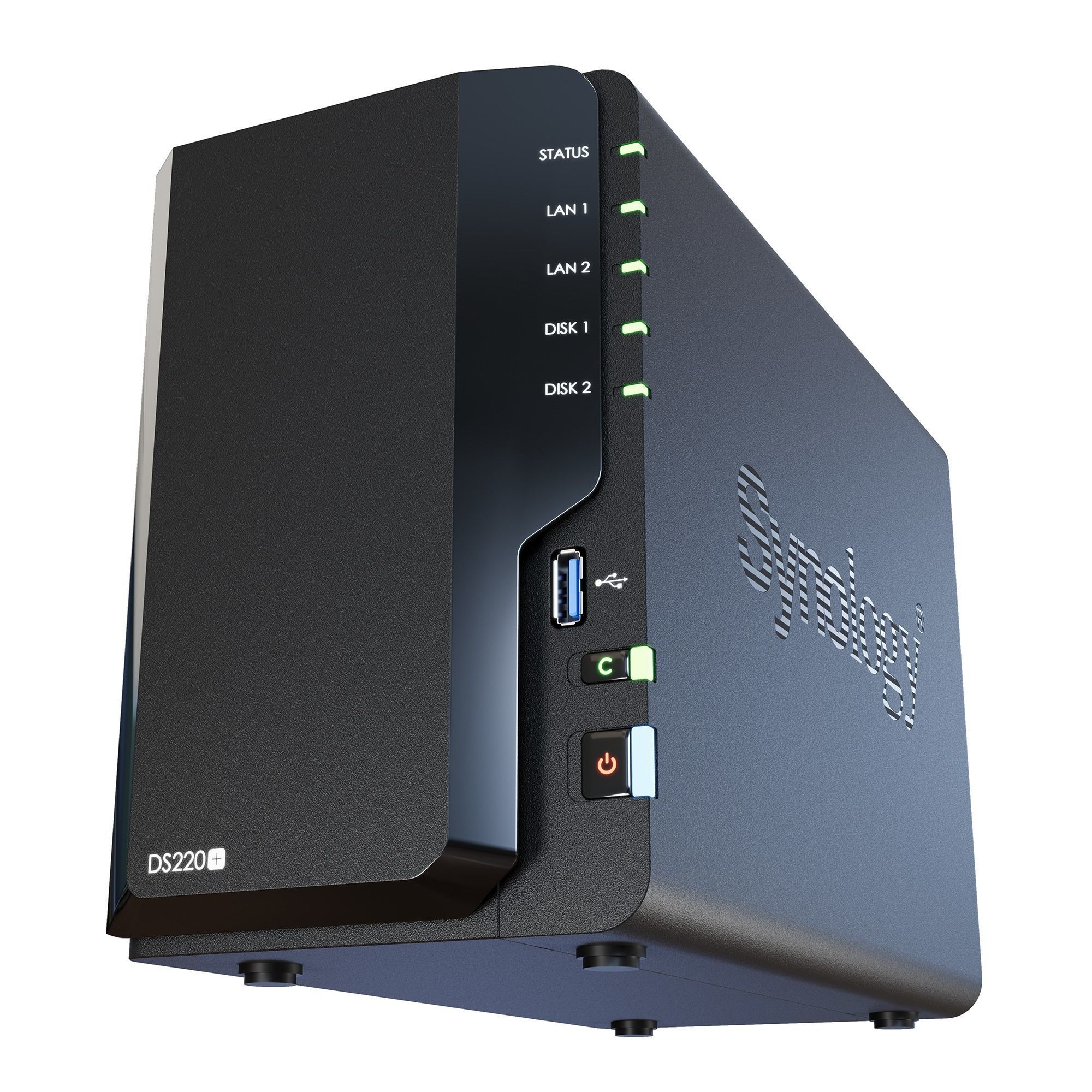 SYNOLOGY NAS DS220 3D model | CGTrader