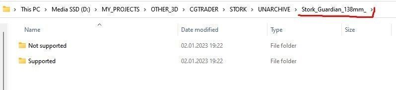 Stork Guardian For help Ukraine stl files for 3D Printing 138mm 3D ...