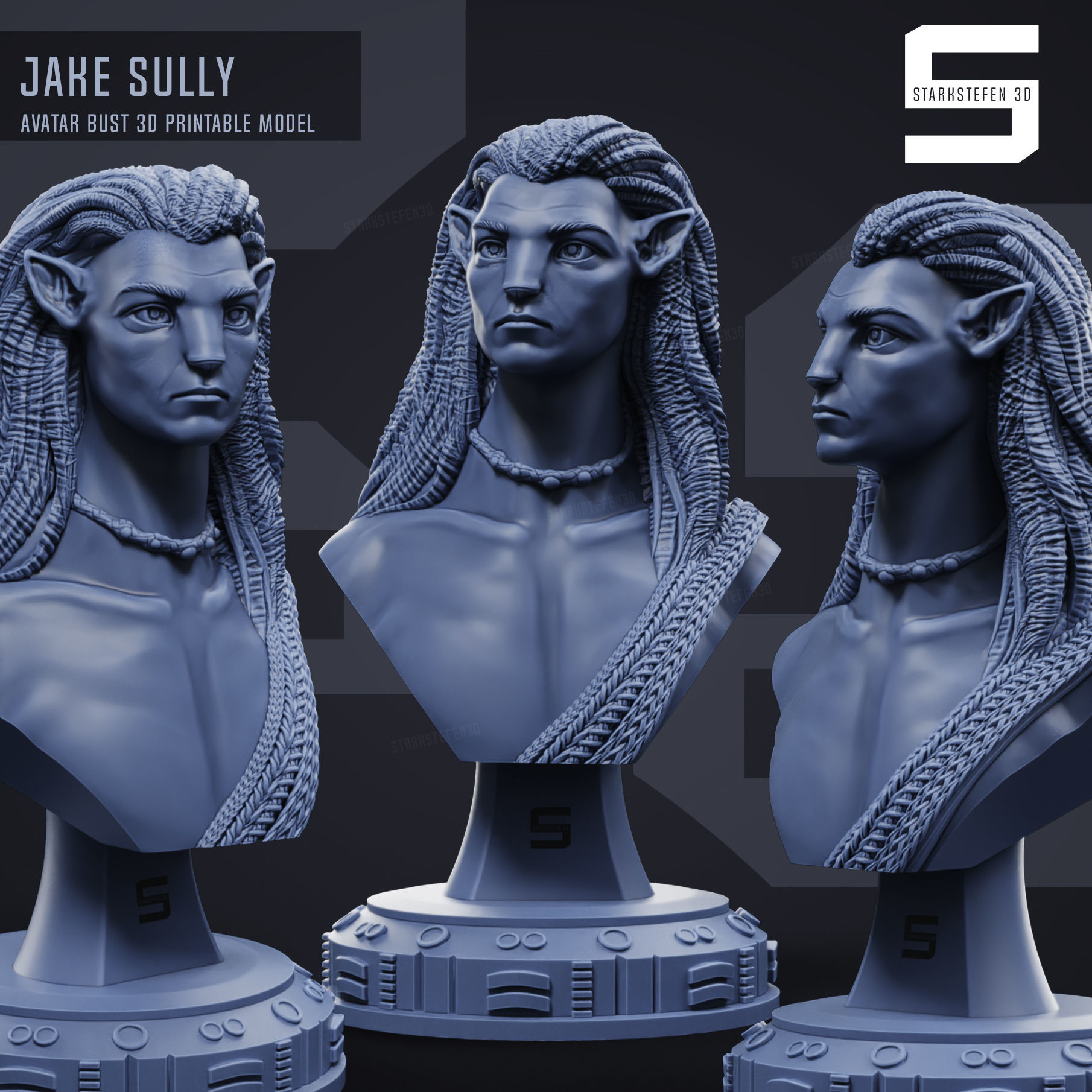 Jake sully Avatar 3D printable 3D model 3D printable | CGTrader
