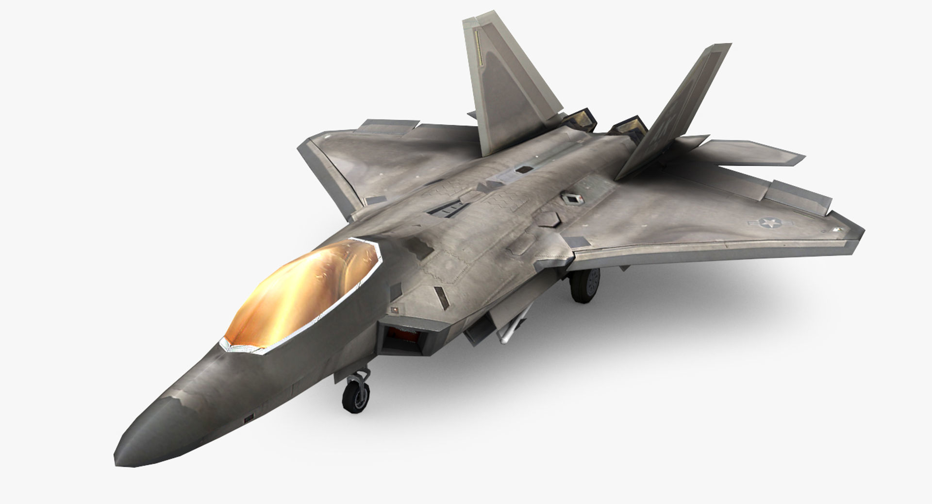 3D model Raptor F22 VR / AR / low-poly | CGTrader