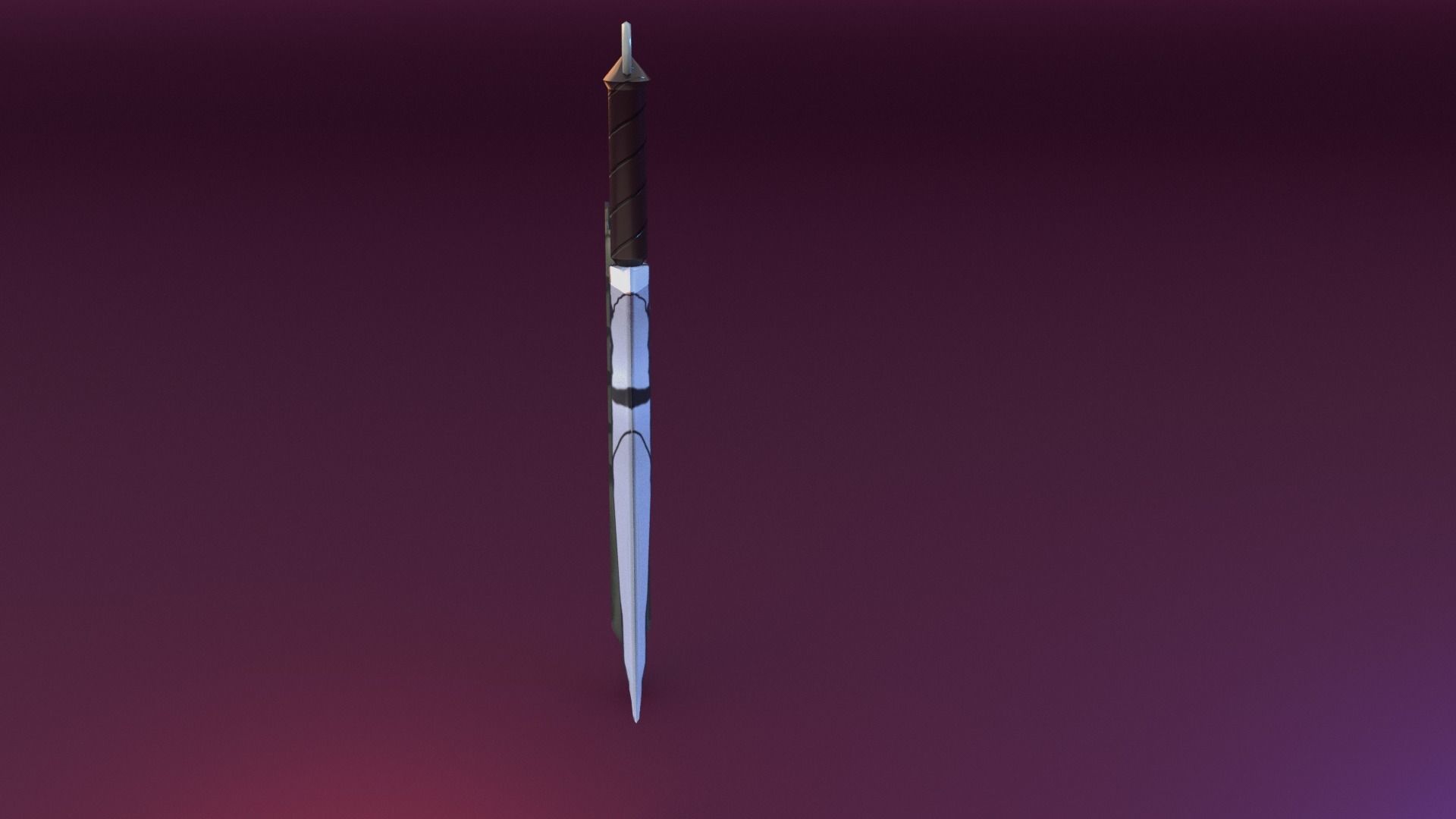 3D model Low poly dagger with scabbard VR / AR / low-poly | CGTrader