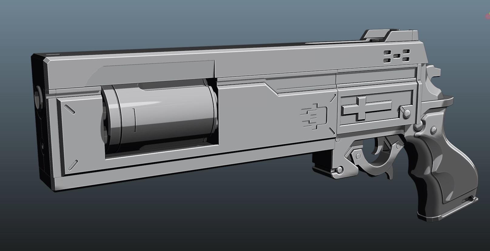 Happy Chaos pistol - Guilty Gear Strive 3D model 3D printable | CGTrader