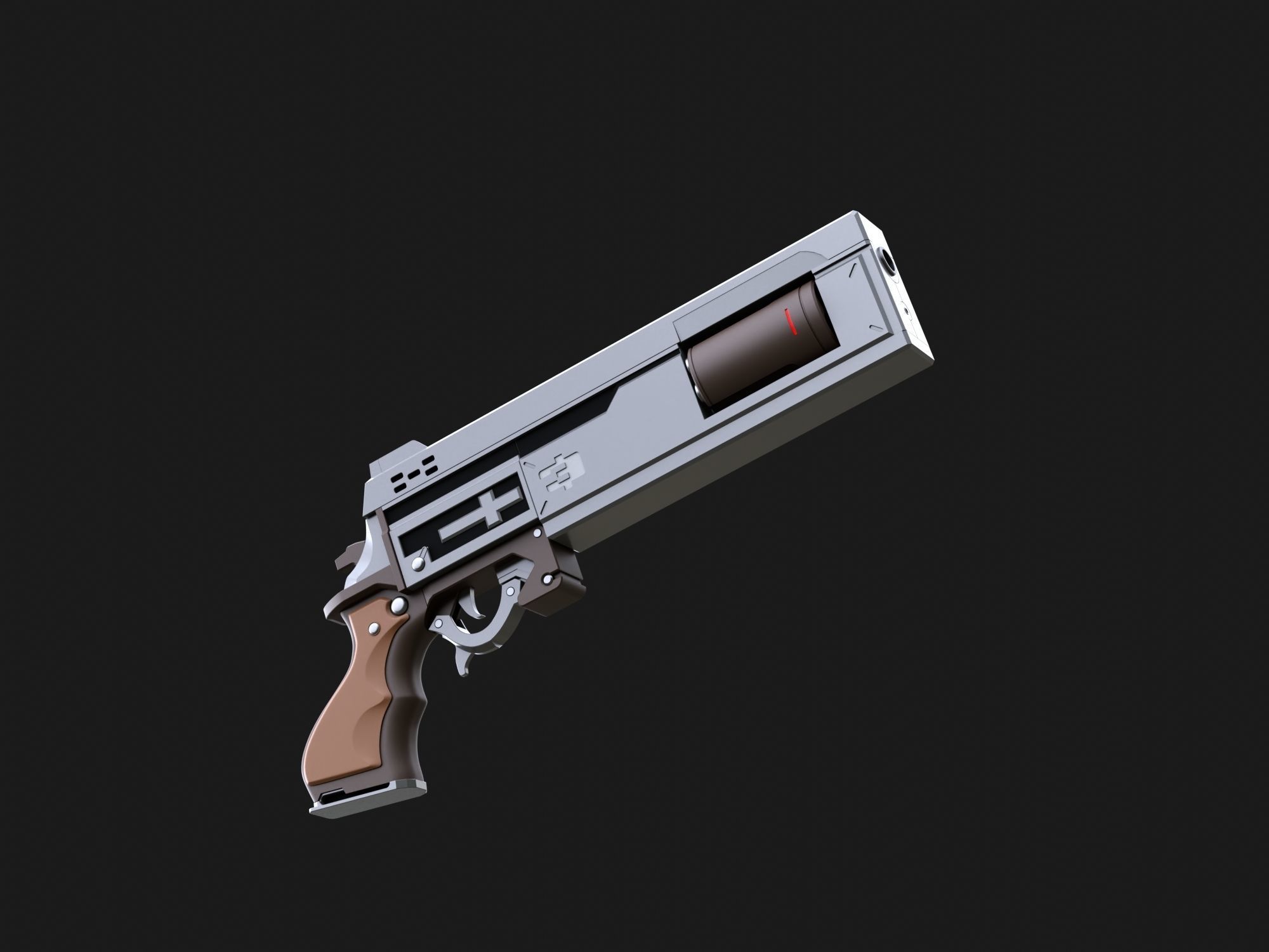 Happy Chaos pistol - Guilty Gear Strive 3D model 3D printable | CGTrader