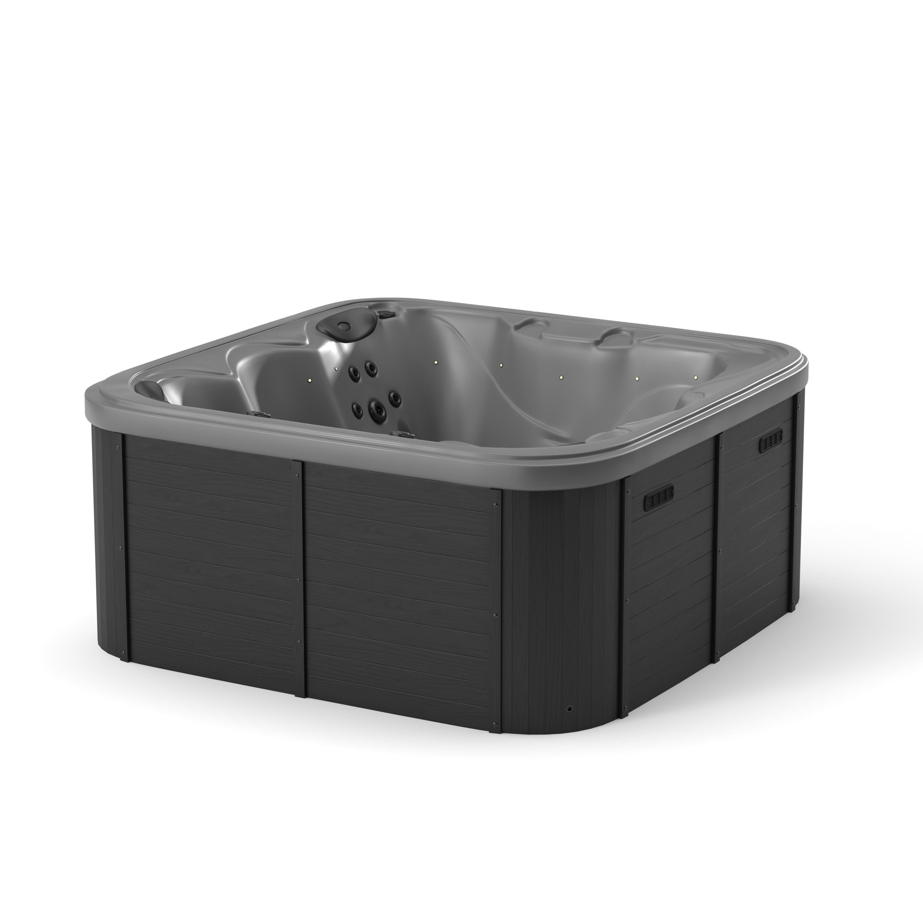 Jet Acrylic Square Bathtub 3D model | CGTrader