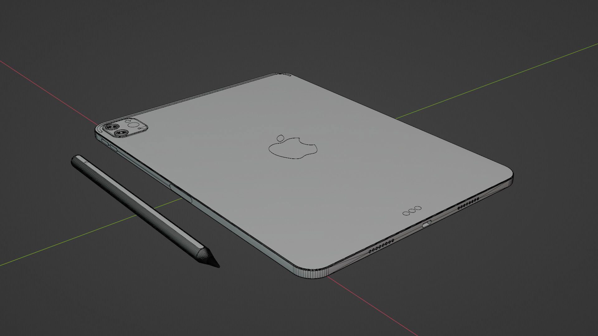 3D model iPad Pro M2 realistic low poly 3d model VR / AR / low-poly | CGTrader