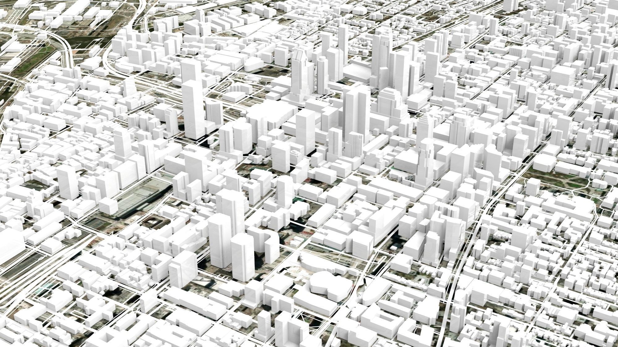 Cityscape Montreal Canada 3D model | CGTrader
