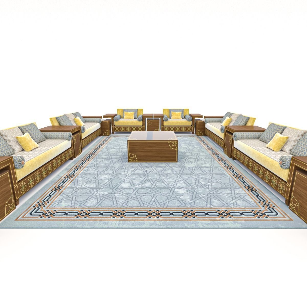 ARABIC SOFA MAJLIs 3D model | CGTrader