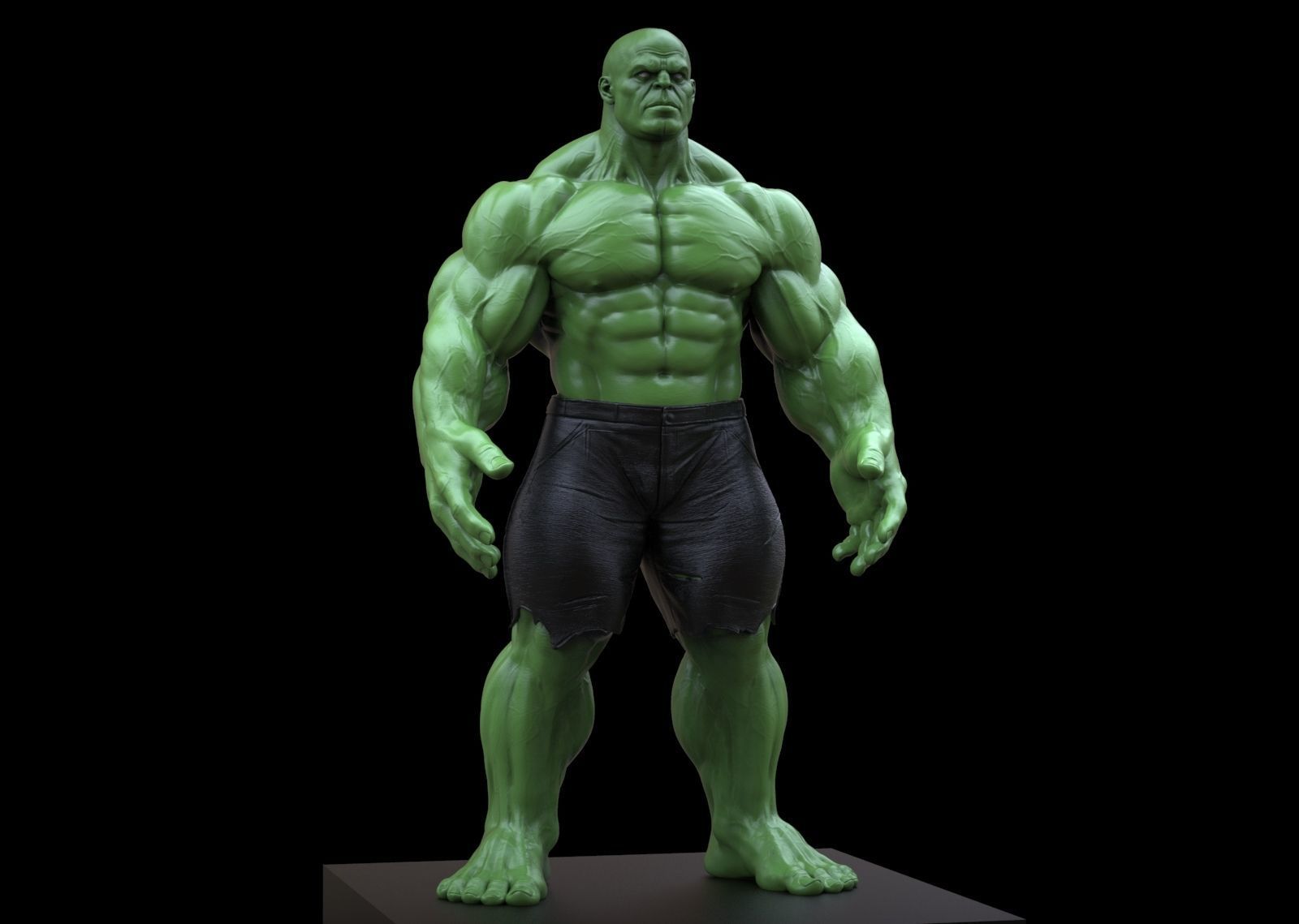 Hulk Anatomy-Basemesh 3D model | CGTrader