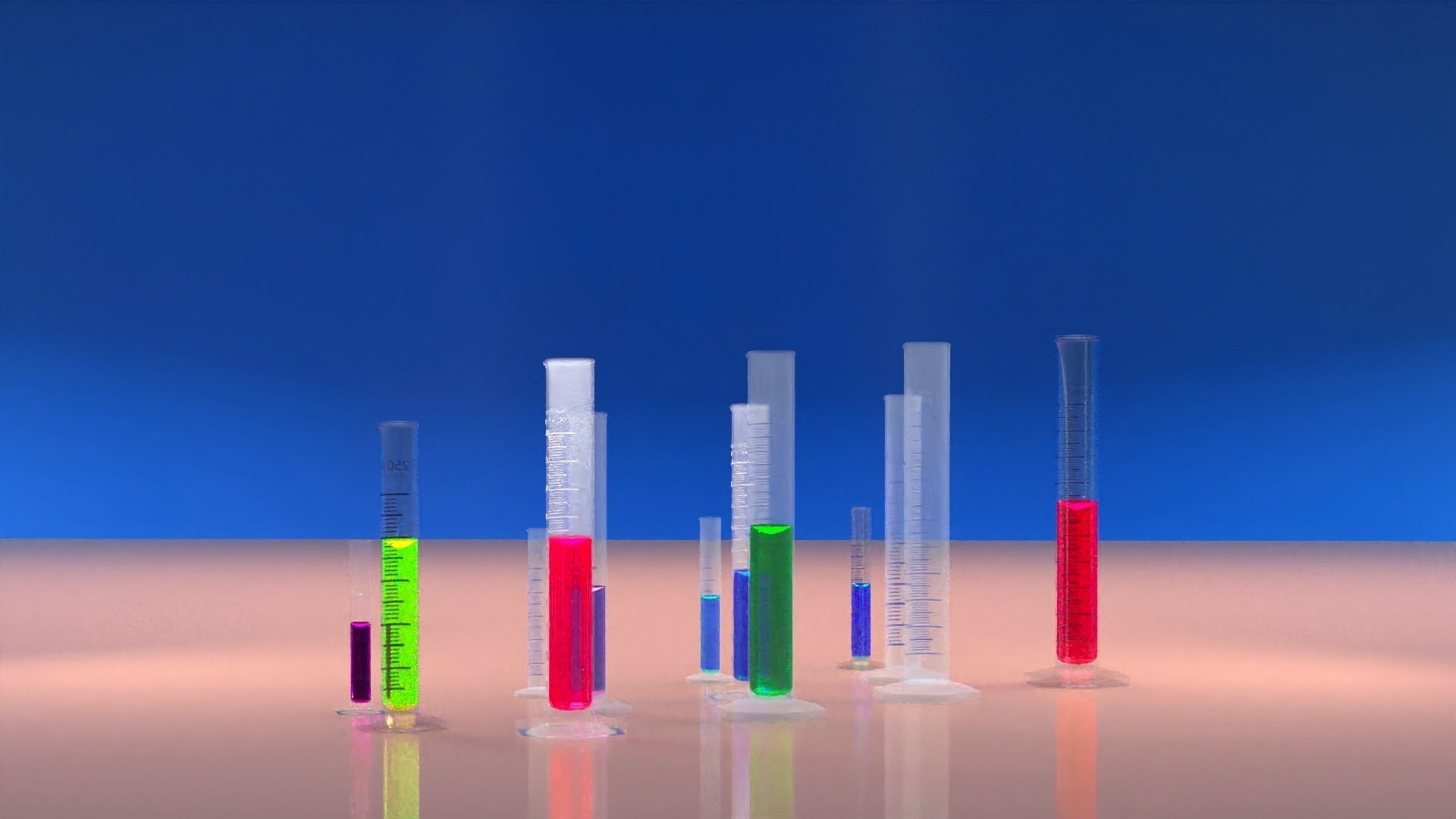 3D model Chemistry Laboratory measuring Cylinders 3dsmax Corona ...