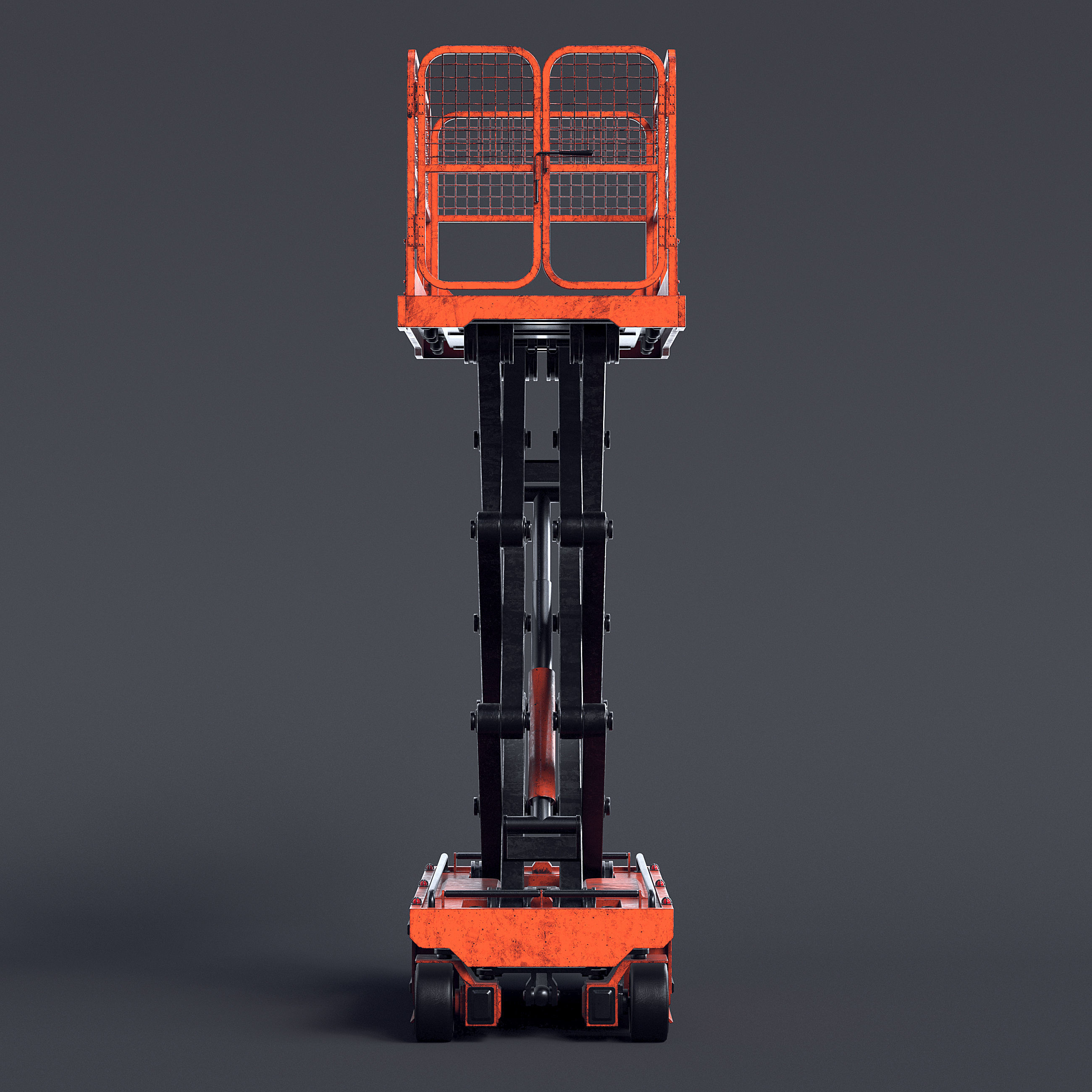 Scissor Freight Lift II 3D model | CGTrader