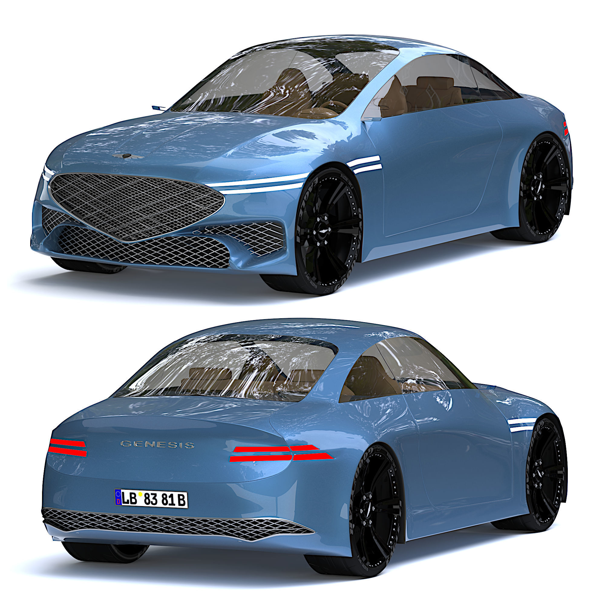 Genesis X 2022 3D model | CGTrader