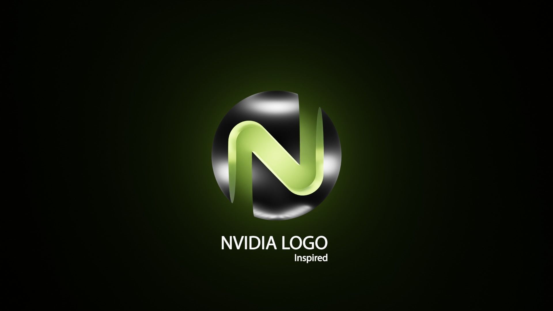 Nvidia concept Abstract Cube Logo customized Text with studio free 3D ...