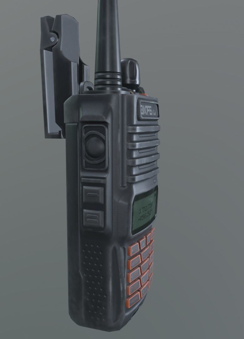 3D model Baofeng 9R Plus Low poly VR / AR / low-poly | CGTrader