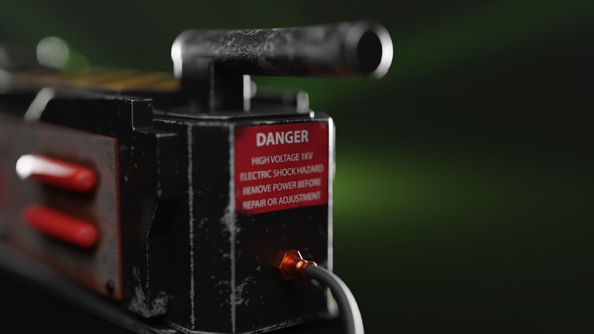 Ghostbuster Trap Ghost Machine with studio 3D model | CGTrader