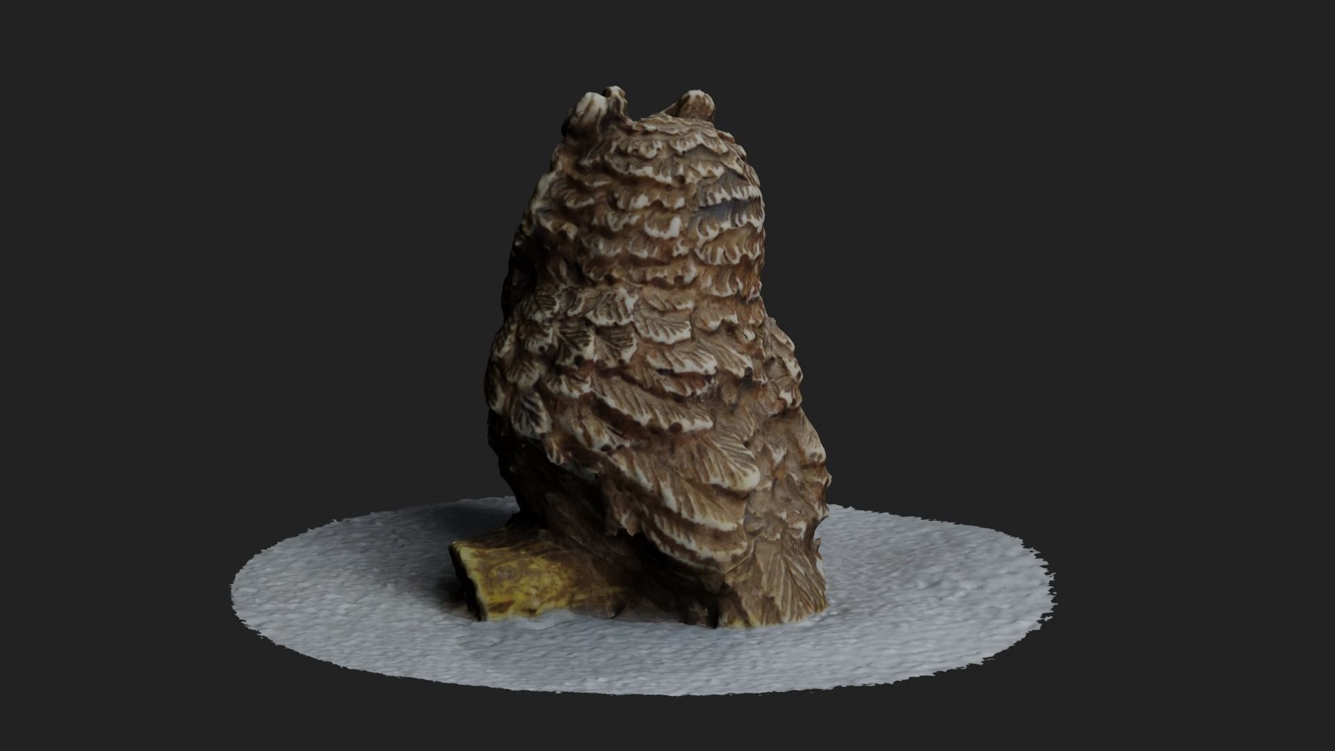 Scan Owl decorative sculpted Model 3D model | CGTrader