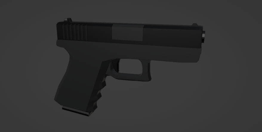 3D model Glock17 gun VR / AR / low-poly | CGTrader