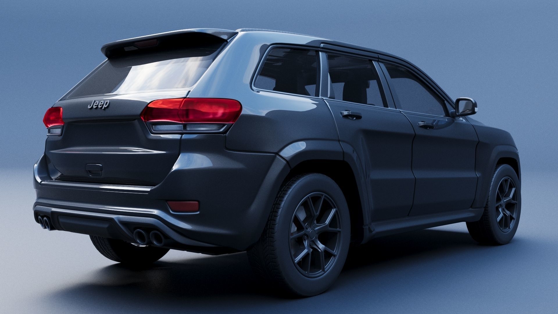 Jeep Grand Cherokee Trackhawk 3D model 3D printable | CGTrader