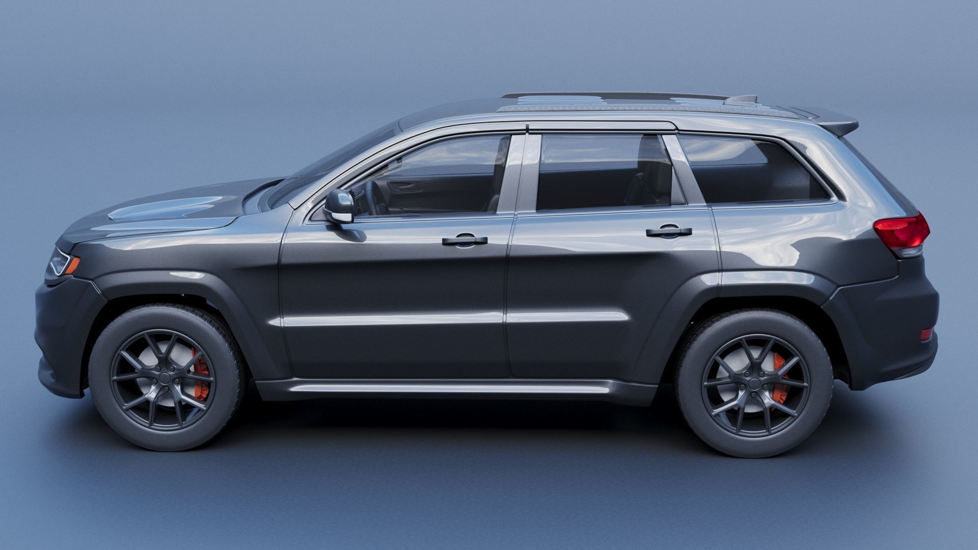 Jeep Grand Cherokee Trackhawk 3D model 3D printable | CGTrader