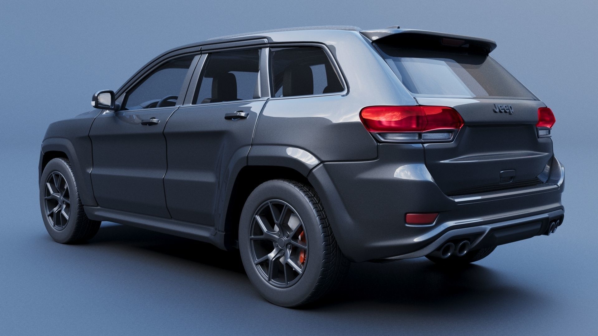 Jeep Grand Cherokee Trackhawk 3D model 3D printable | CGTrader