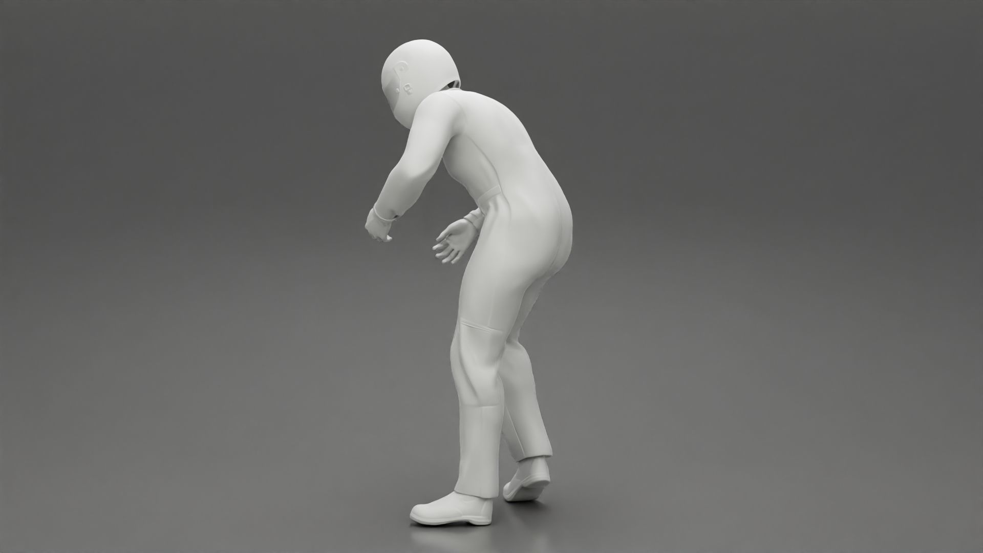 Driver walking and carrying pose 3D model 3D printable | CGTrader