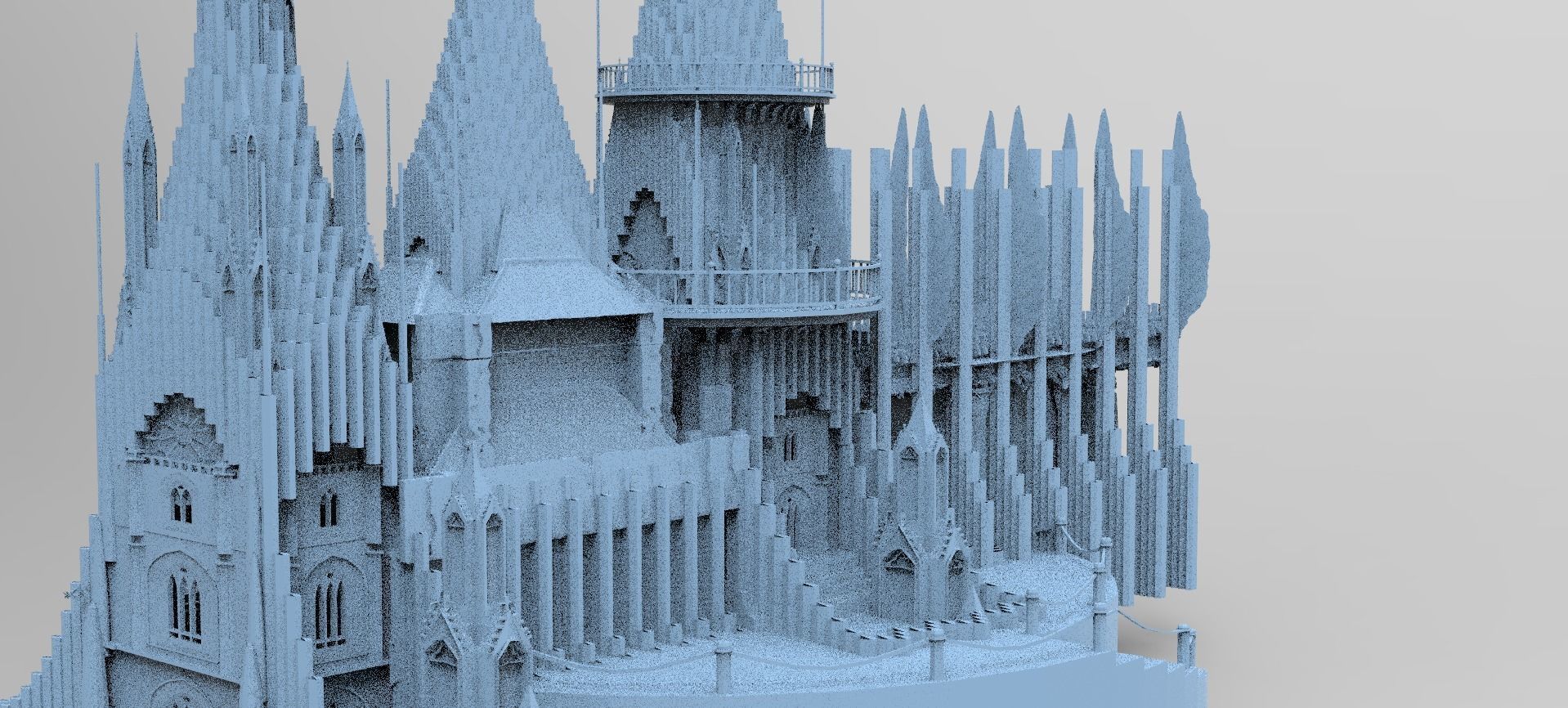 Celtic Watchtower castle Kit bash 3D model | CGTrader