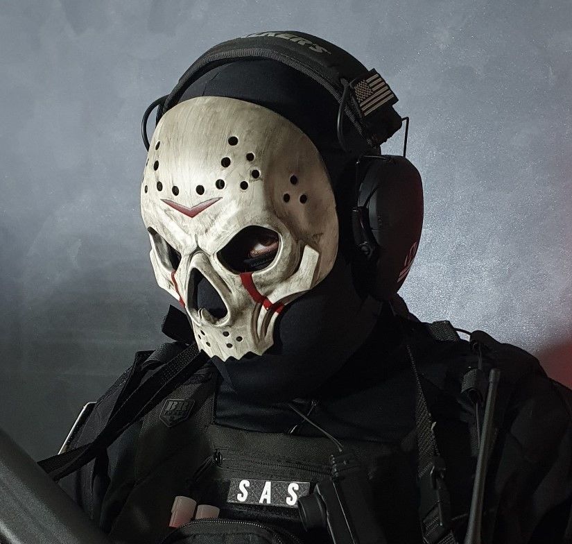 GHOST VOORHEES SIMON RILEY HOCKEY MASK - CALL OF DUTY - WARZONE 3D ...