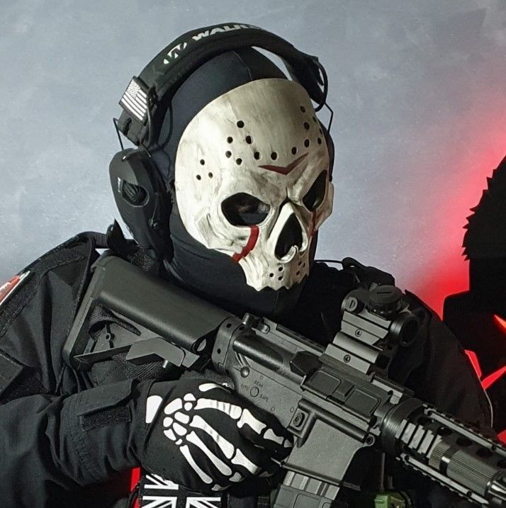 GHOST VOORHEES SIMON RILEY HOCKEY MASK - CALL OF DUTY - WARZONE 3D ...