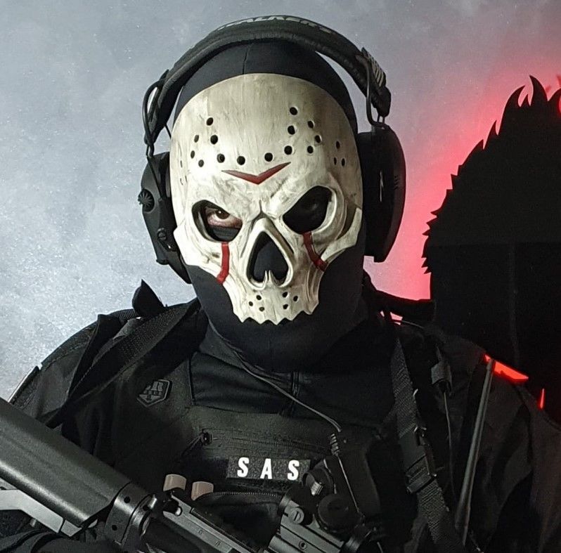 GHOST VOORHEES SIMON RILEY HOCKEY MASK - CALL OF DUTY - WARZONE 3D ...