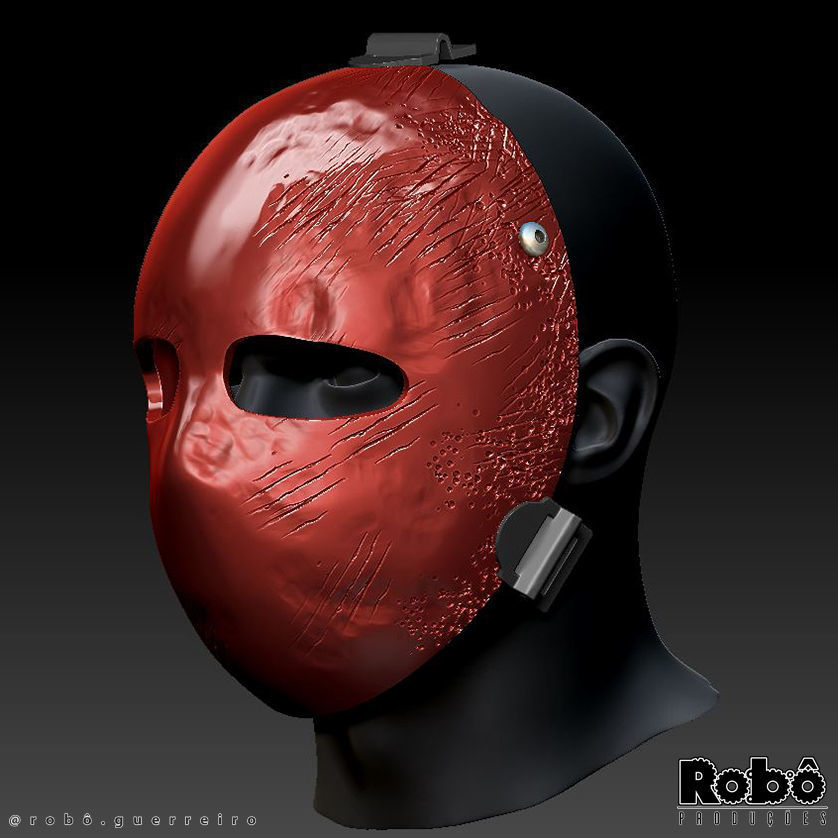 BULLDOZER OPERATOR BELLIGERENT MASK - CALL OF DUTY - WARZONE 3D model ...