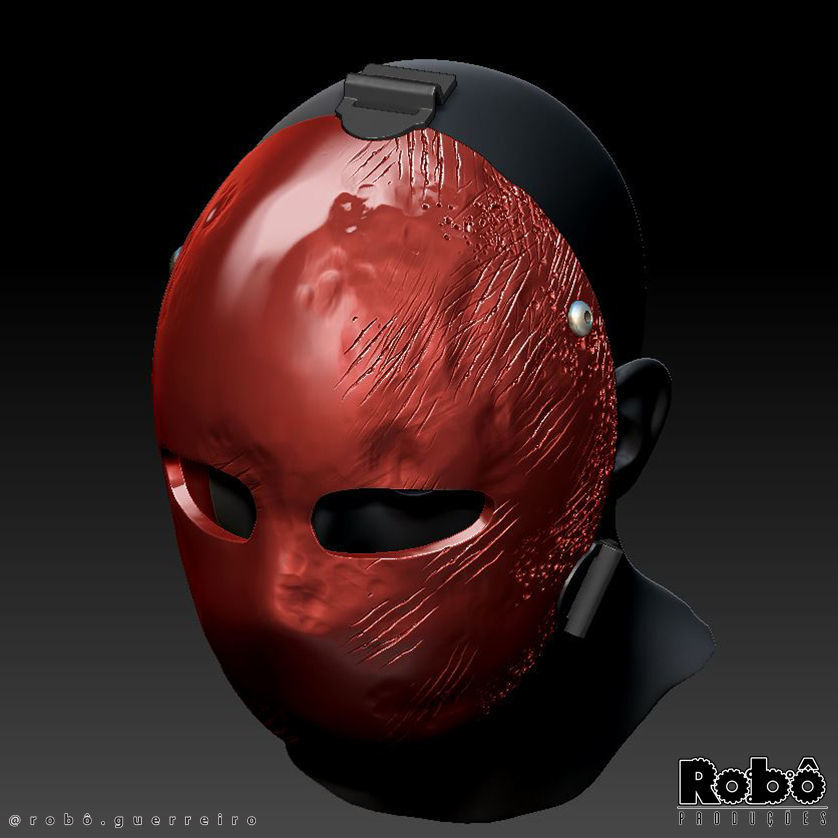 BULLDOZER OPERATOR BELLIGERENT MASK - CALL OF DUTY - WARZONE 3D model ...