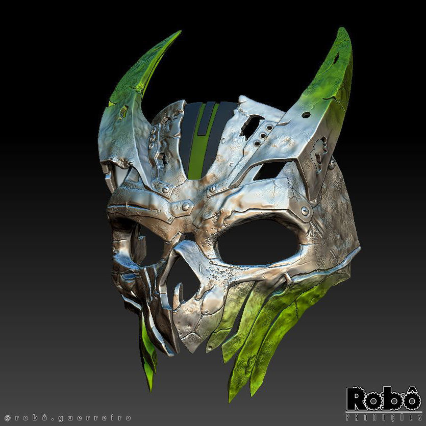 GHOST CONDEMNED SIMON RILEY MASK - COD - MW2 - WARZONE 3D model 3D ...